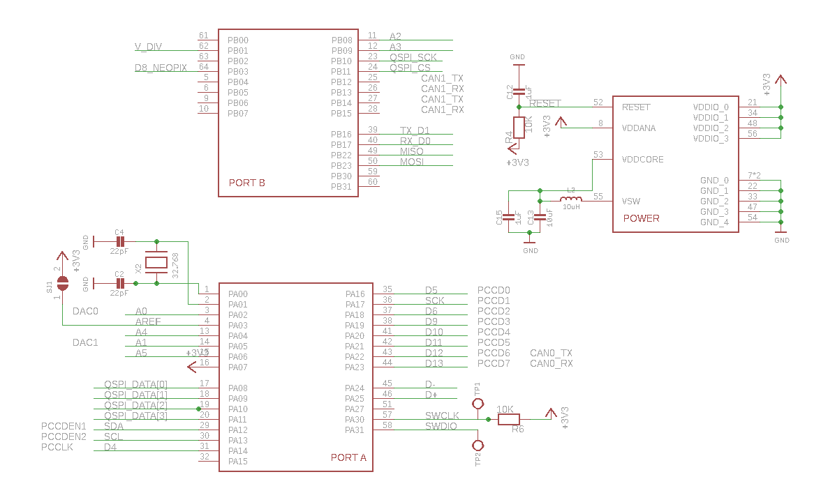 3857: Adafruit Feather M4 Express - ATSAMD51 Cortex M4
